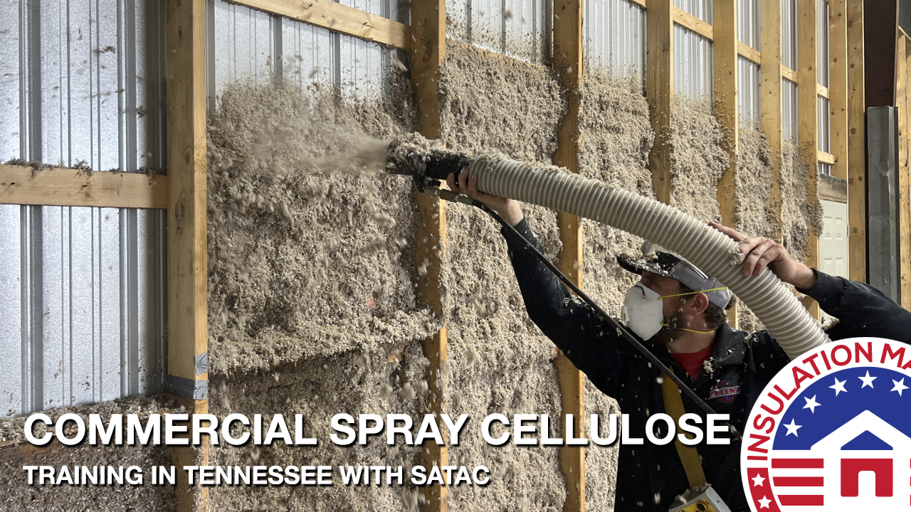Commercial (Glue) Spray Cellulose Insulation Training in Tennessee ...